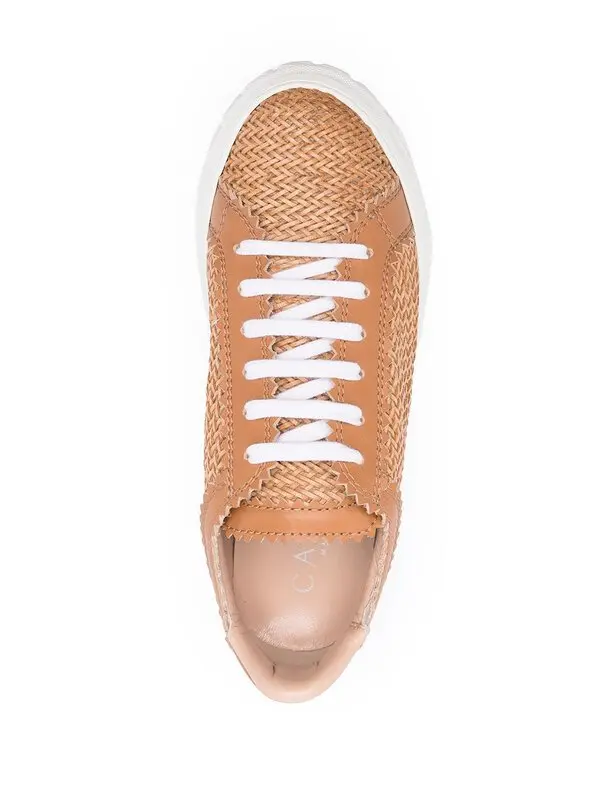 Casadei Woven Sneakers - Neutrals