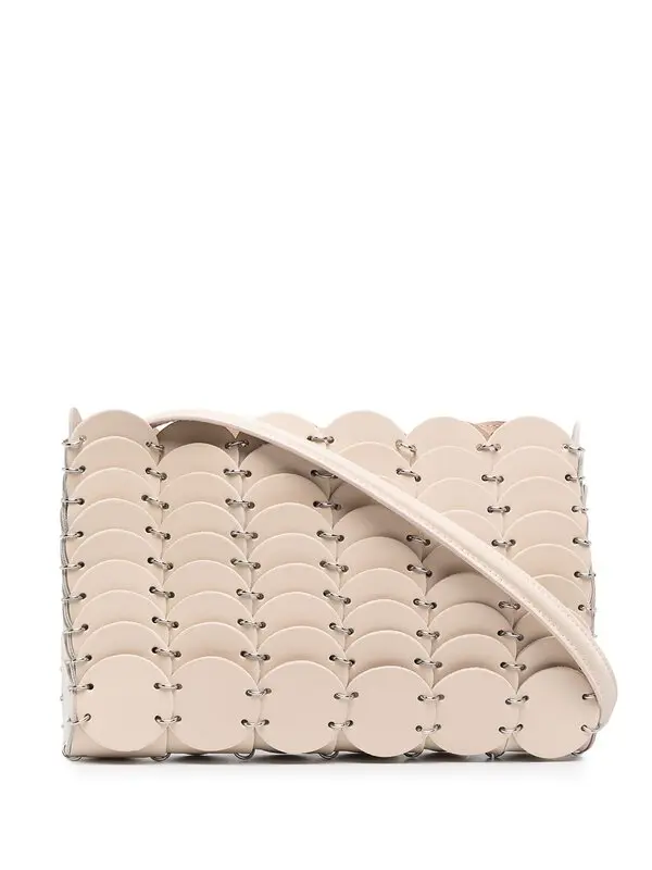 Rabanne Chain-link Leather Shoulder Bag