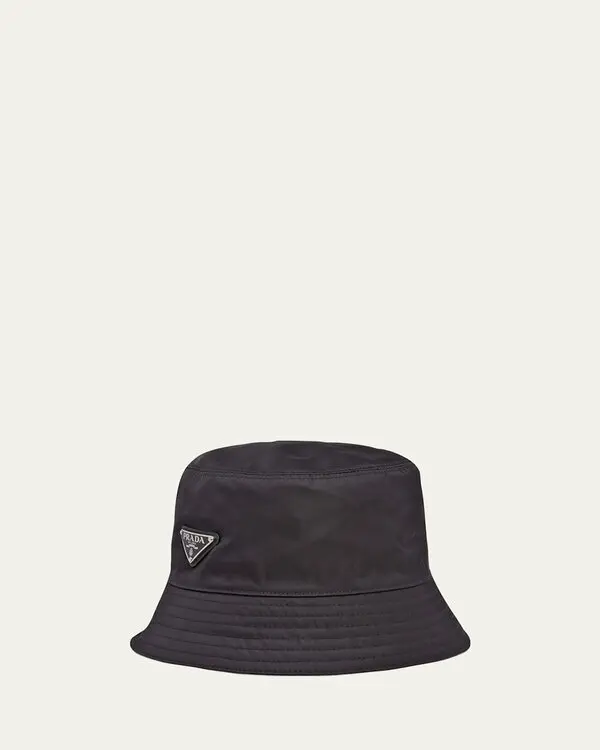 Prada Nylon Bucket Hat - Nero