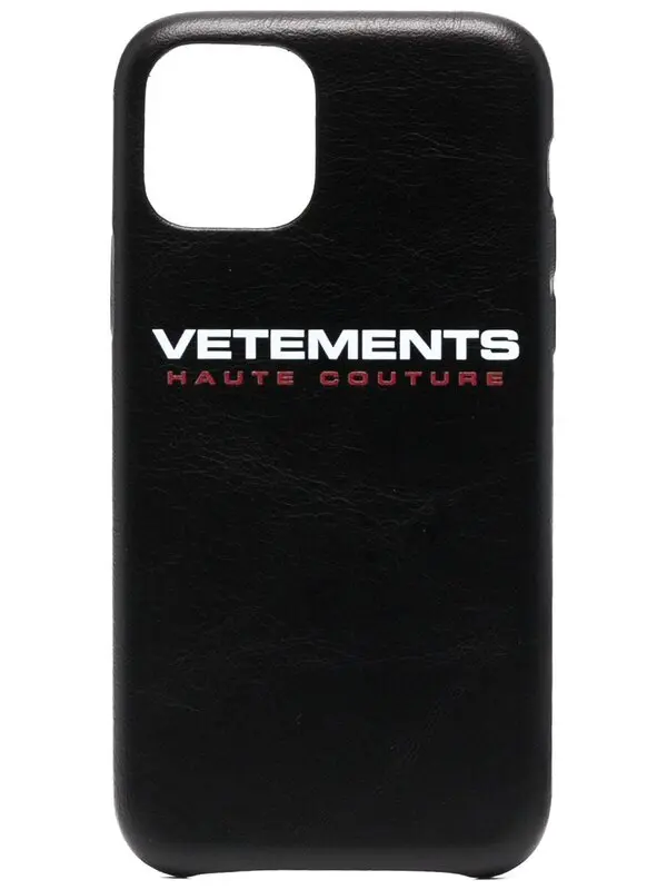 Vetements Logo-print Iphone 11 Pro - Black
