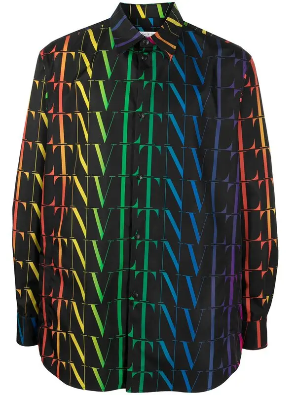 Valentino Garavani Vltn Times Printed Shirt