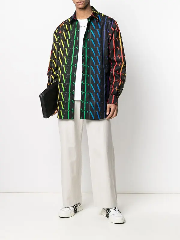 Valentino Garavani Vltn Times Printed Shirt
