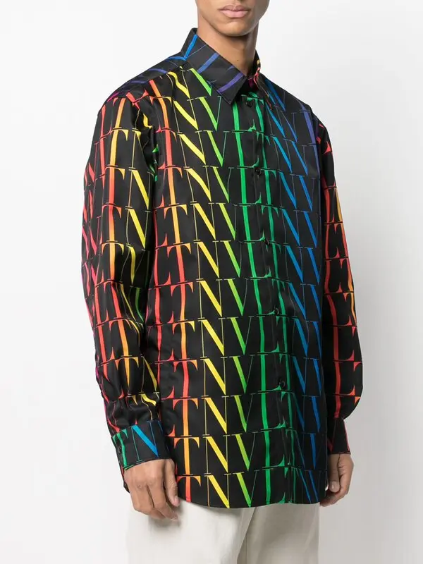 Valentino Garavani Vltn Times Printed Shirt