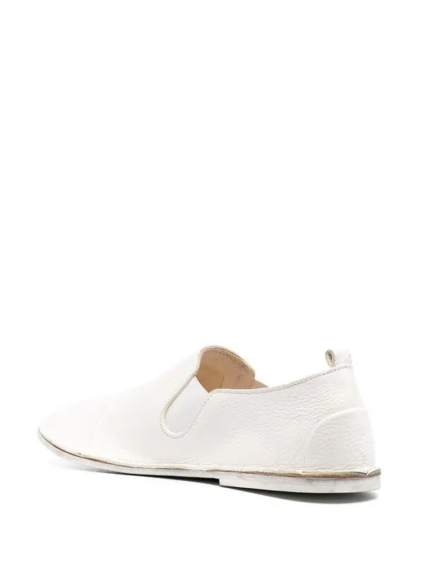 Marsèll Pebbled-effect Leather Loafers - White