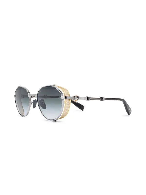 Balmain X Akoni Round Frame Sunglasses