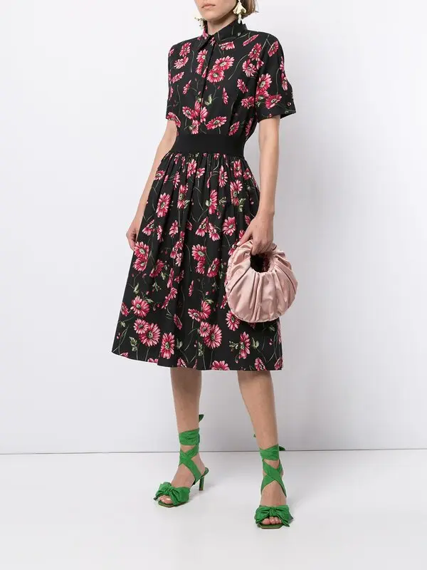 Adam Lippes Floral-print Cotton Shirt
