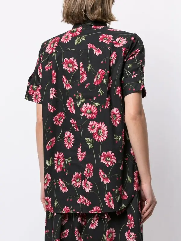 Adam Lippes Floral-print Cotton Shirt