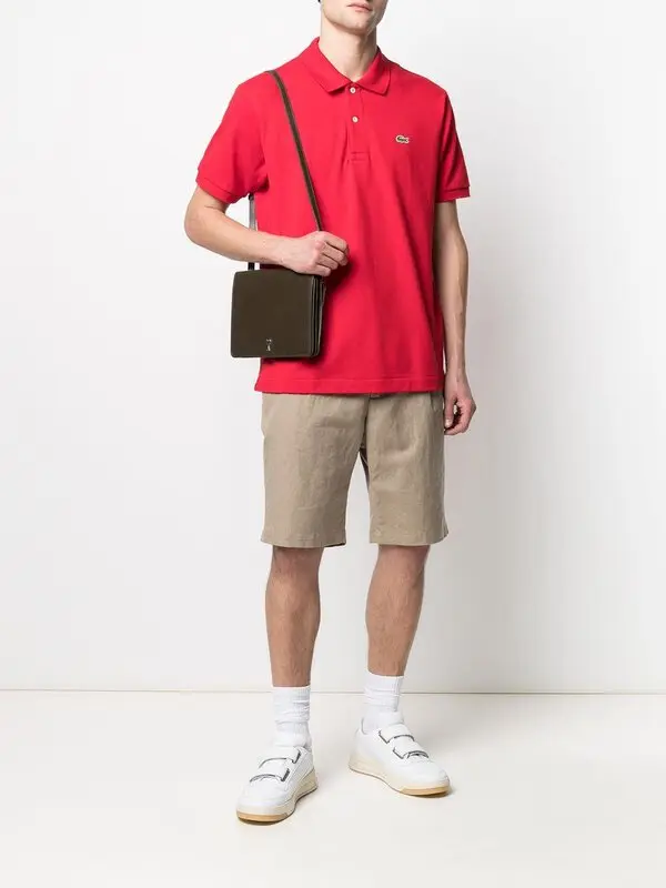 Lacoste Embroidered Logo Polo Shirt - Red