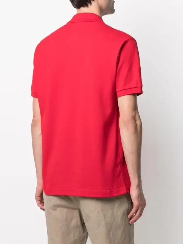 Lacoste Embroidered Logo Polo Shirt - Red