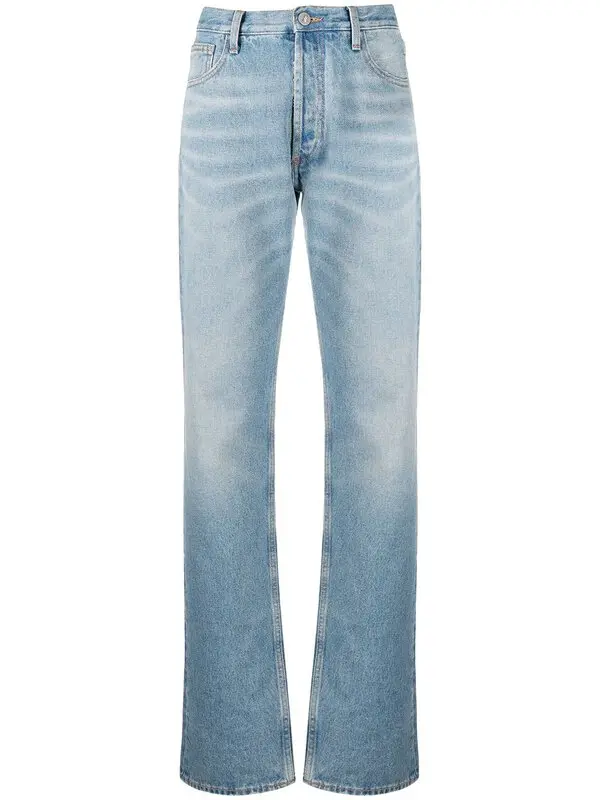 Attico Stonewashed Boyfriend Jeans