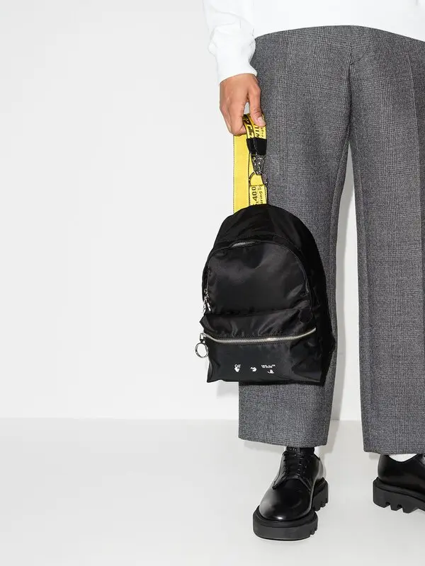 Off-White Industrial Straps Mini Backpack In Black - 60% Off