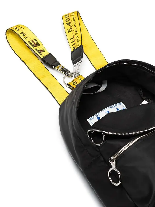 Off-White Industrial Straps Mini Backpack In Black - 60% Off