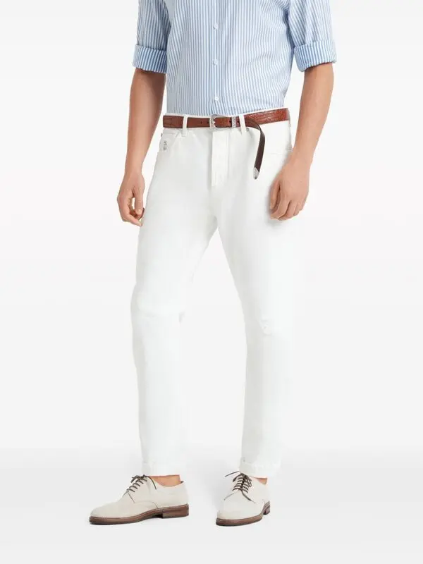 Brunello Cucinelli Five-pocket Straight-leg Jeans
