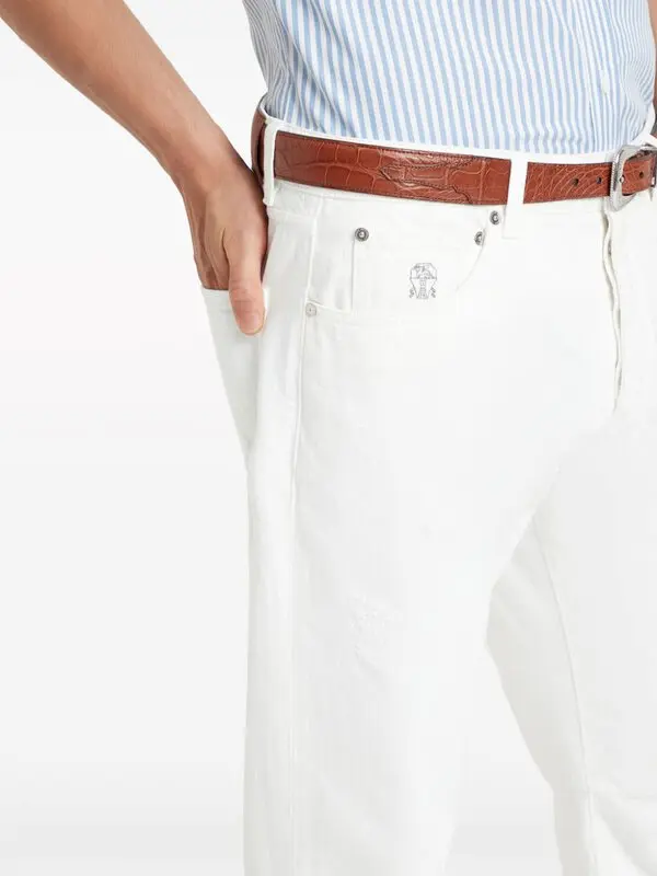 Brunello Cucinelli Five-pocket Straight-leg Jeans