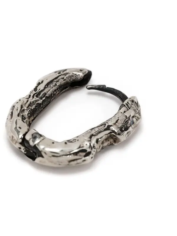 PARTS OF FOUR Small Deco Hoop Earring