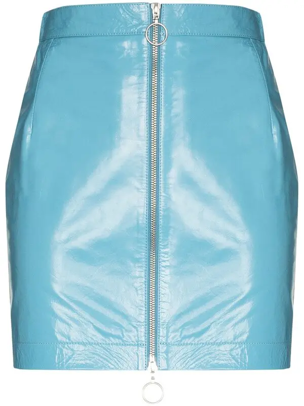 Remain Birger Christensen Lizzie Mini Skirt - Blue