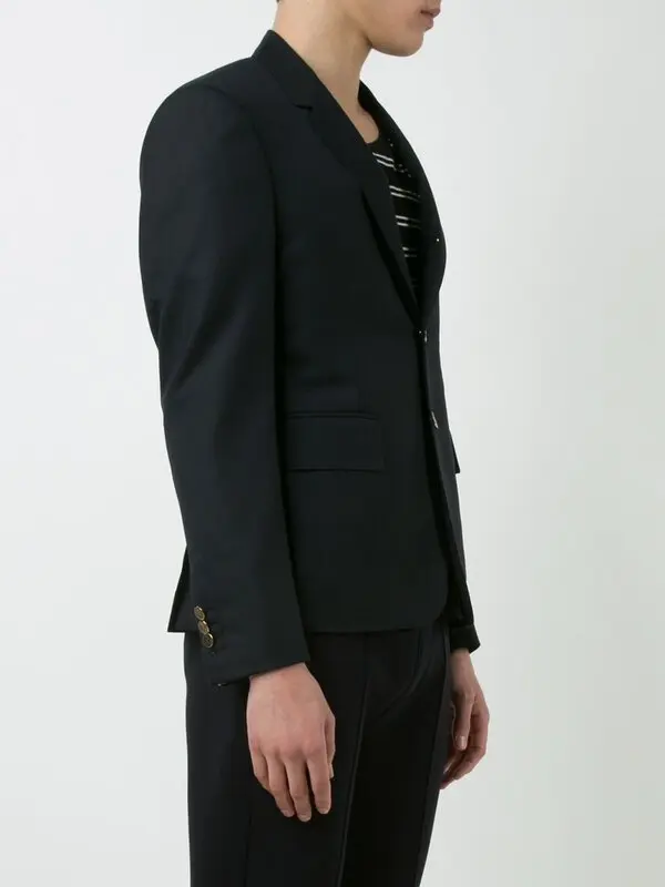 Thom Browne Super 120s Single-breasted Wool Blazer - Blue