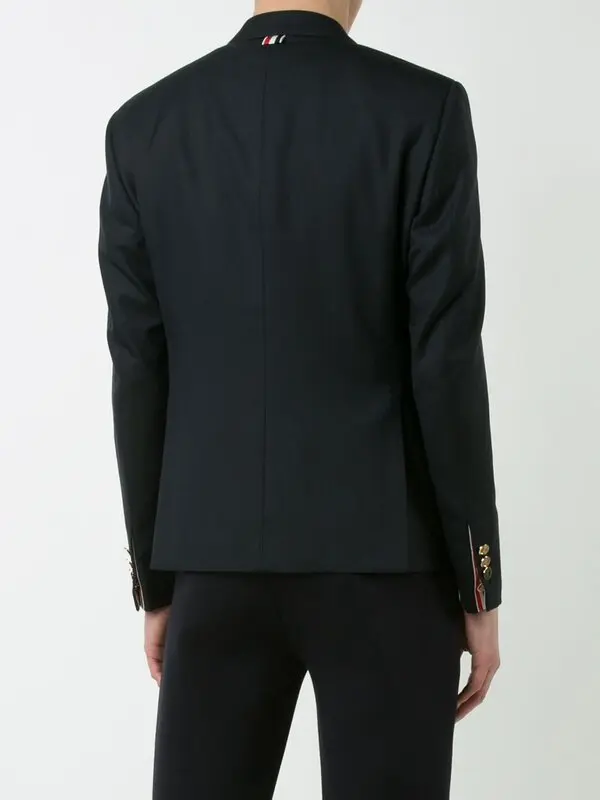 Thom Browne Super 120s Single-breasted Wool Blazer - Blue