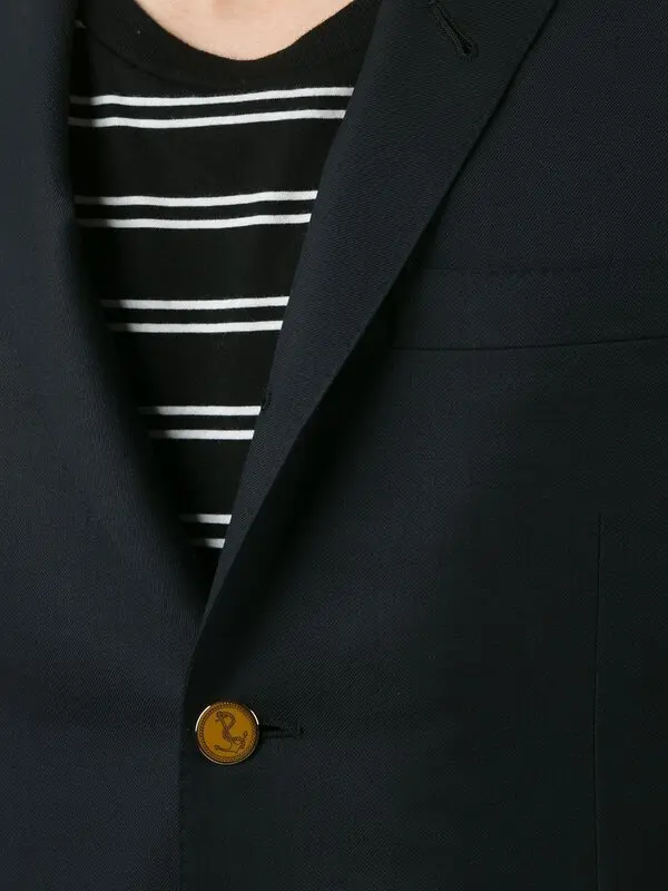 Thom Browne Super 120s Single-breasted Wool Blazer - Blue