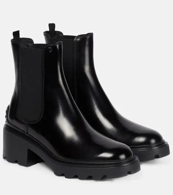 TOD'S Patent Leather Chelsea Boots