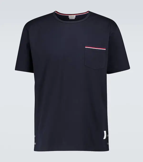 Thom Browne Short-sleeved Cotton T-shirt
