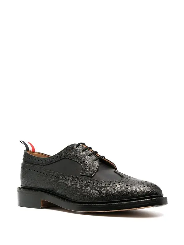 Thom Browne Pebbled Leather Longwing Brogues