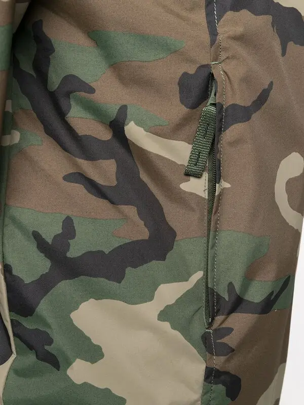 Alpha Industries Wp Hooded Camouflage-print Windbreaker