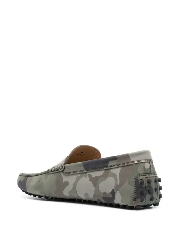 TOD'S Camouflage Pattern Driving Loafers