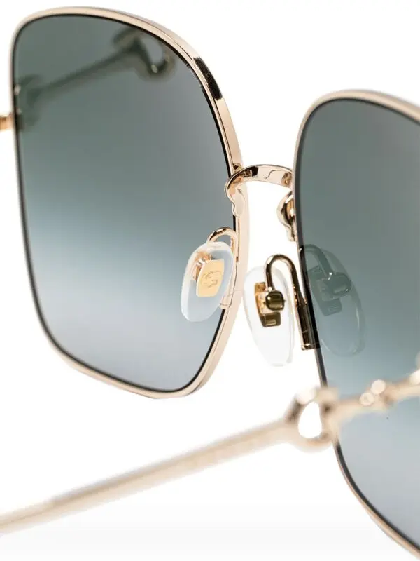 Gucci Horsebit Detail Square-frame Sunglasses