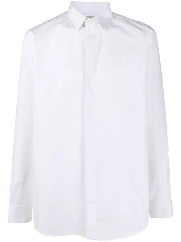 Saint Laurent Poplin Long-sleeve Shirt