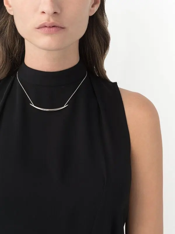 SHAUN LEANE Quill Chain Pendant Necklace - Silver