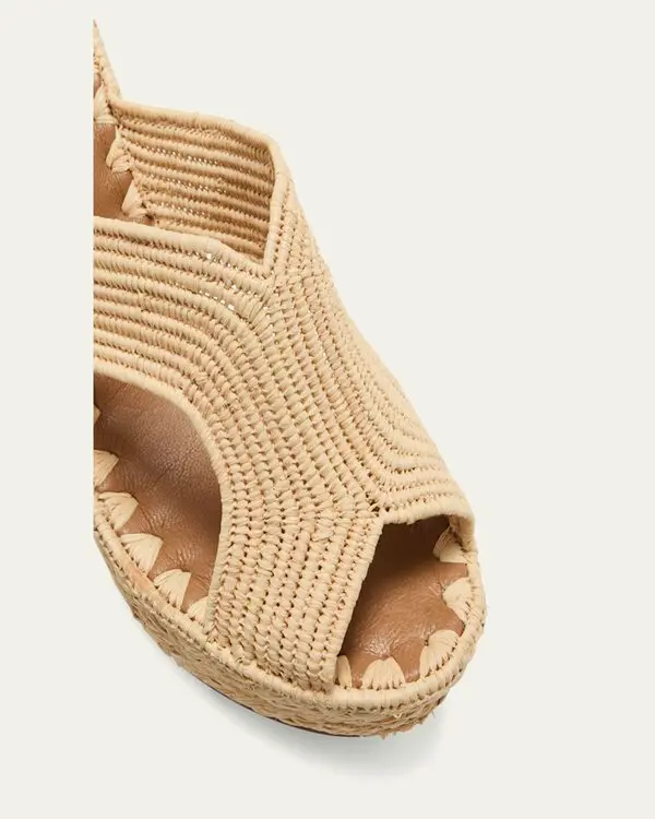 Carrie Forbes Lina Cutout Wedge Sandals