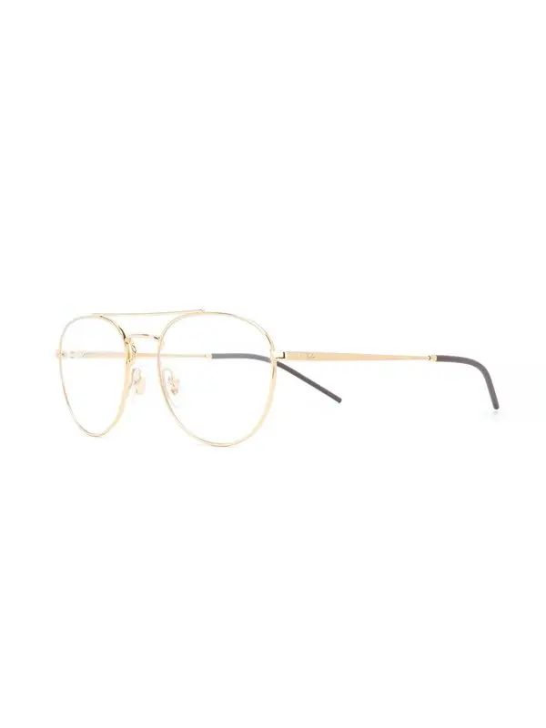 Ray-ban Round Frame Glasses - Metallic