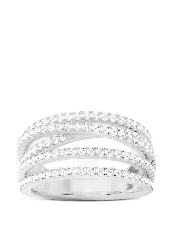 APM MONACO Croisette Five-hoop Ring - Silver
