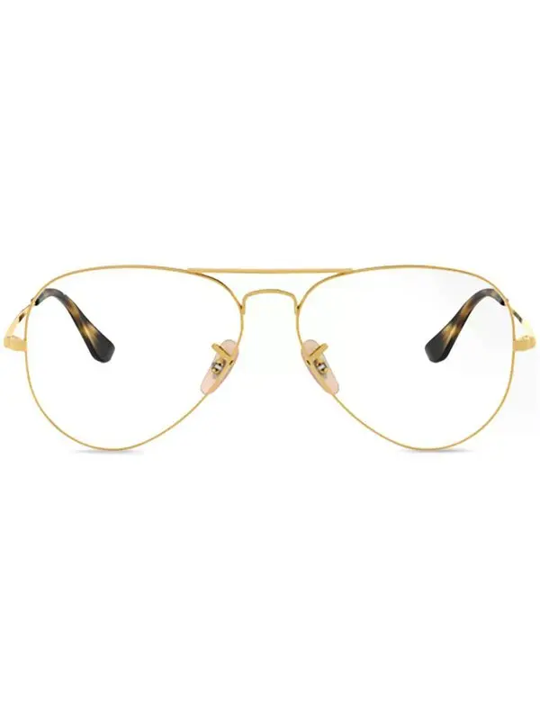 Ray-ban Aviator Eyeglasses - Gold