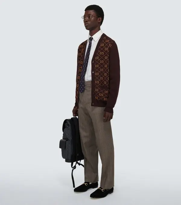 Gucci Jordaan Gg Velvet Loafer