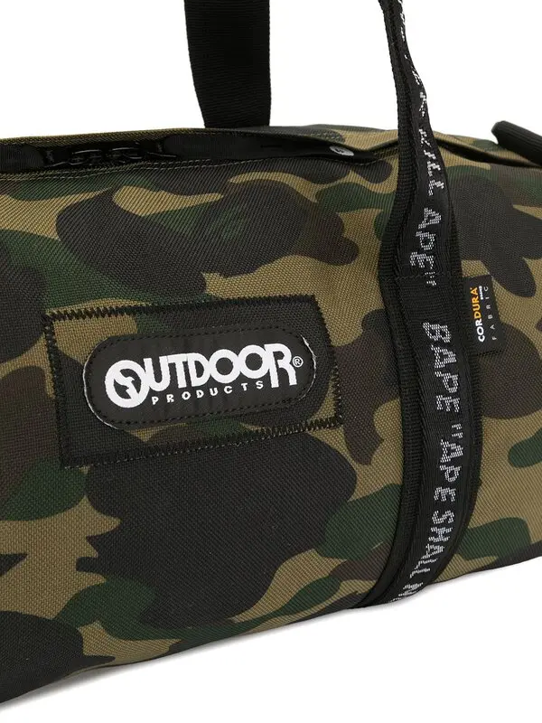 A Bathing Ape® X Outdoor Products Camo Duffle Bag - Green