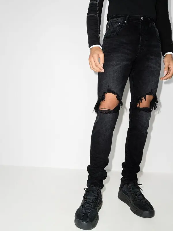 PURPLE BRAND Low-rise Slim Jeans