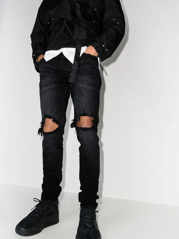 PURPLE BRAND Low-rise Slim Jeans
