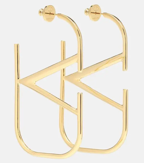 Valentino Garavani Vlogo Signature Earrings - Gold