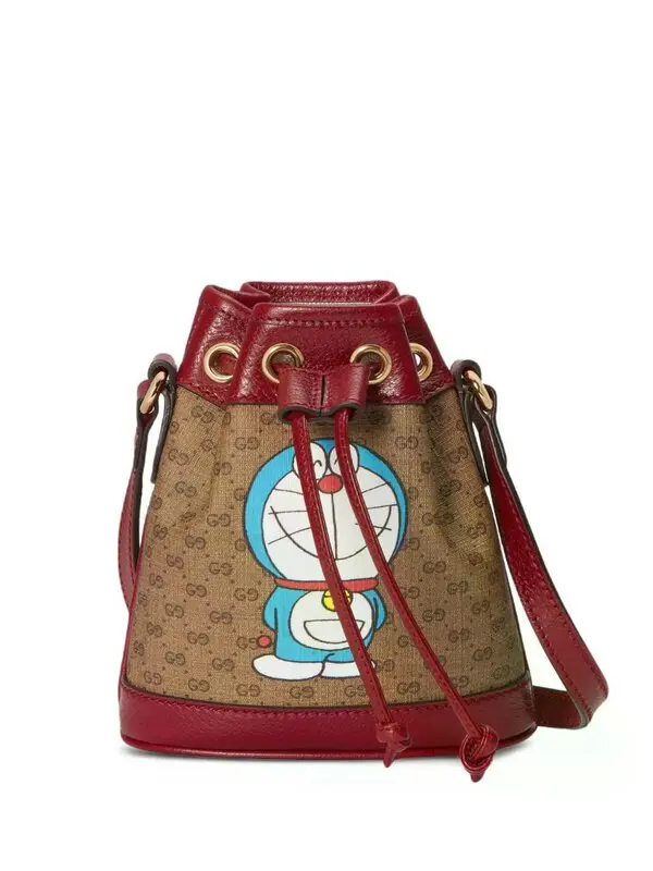 Gucci X Doraemon Mini Bucket Bag
