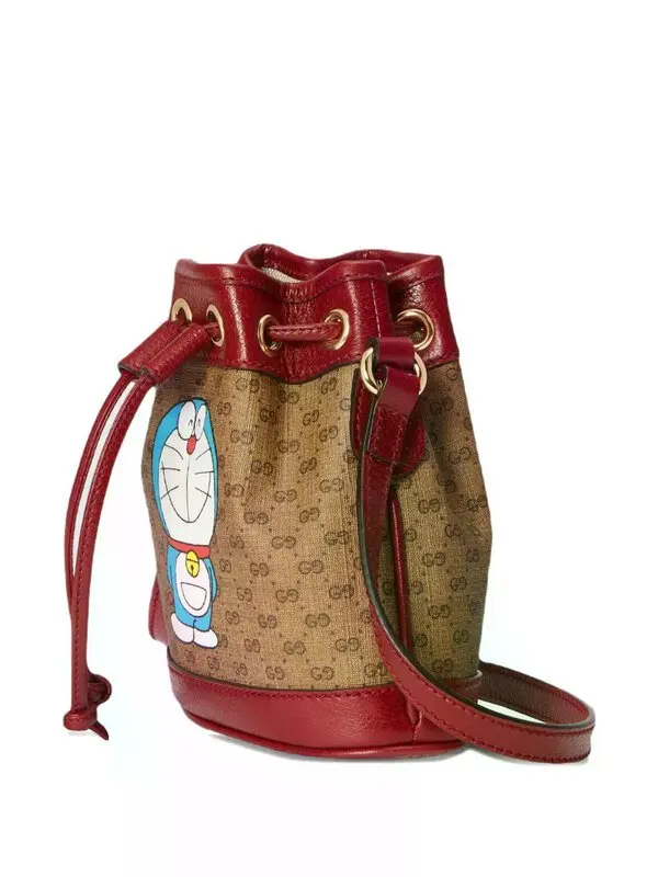 Gucci X Doraemon Mini Bucket Bag