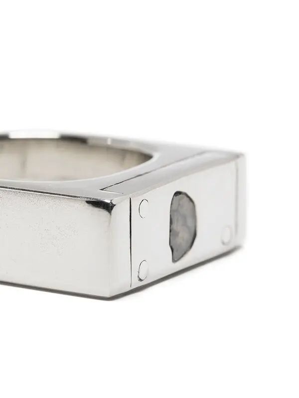 PARTS OF FOUR 9mm Plate Signet Ring