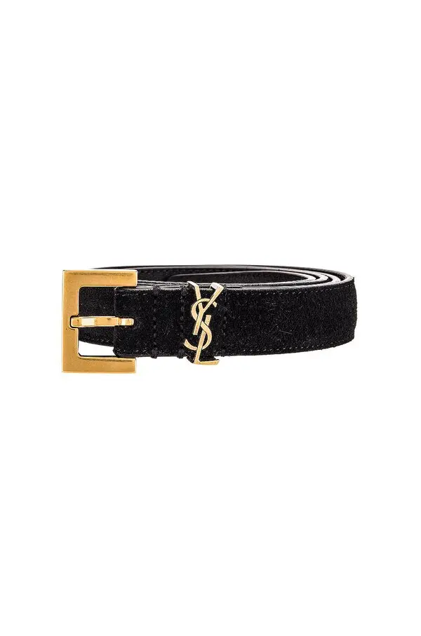 Saint Laurent Light Suede Belt
