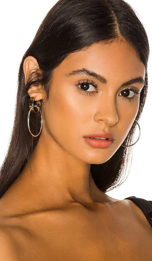 Jenny Bird Imogen Hoop Earrings - Two Tone