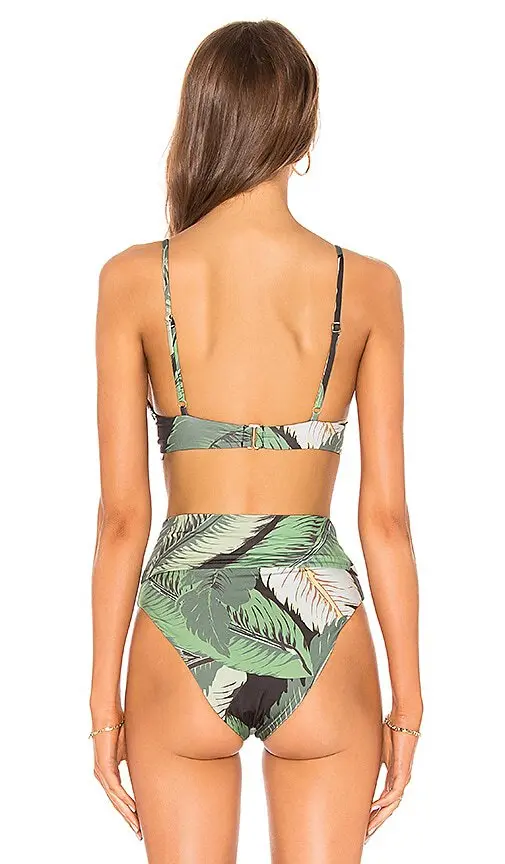 Beach Riot X Camilla Bikini Top - Black Palm