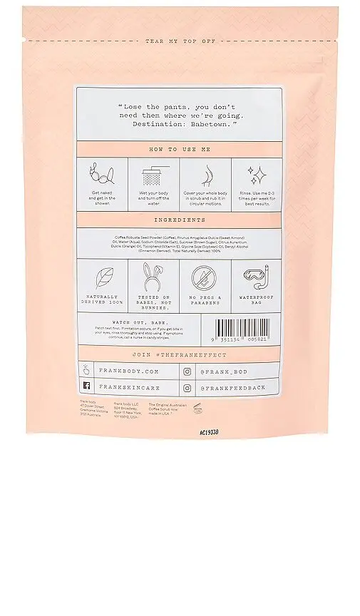 FRANK BODY Original Coffee Scrub - N,a