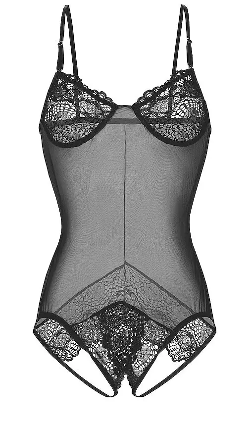 Only Hearts Whisper Sweet Nothings Coucou Bodysuit - Black