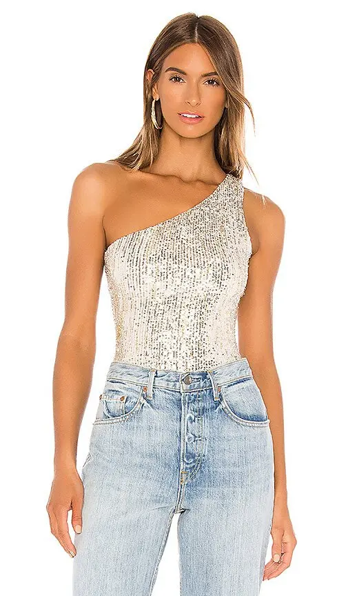 Superdown One Shoulder Bodysuit