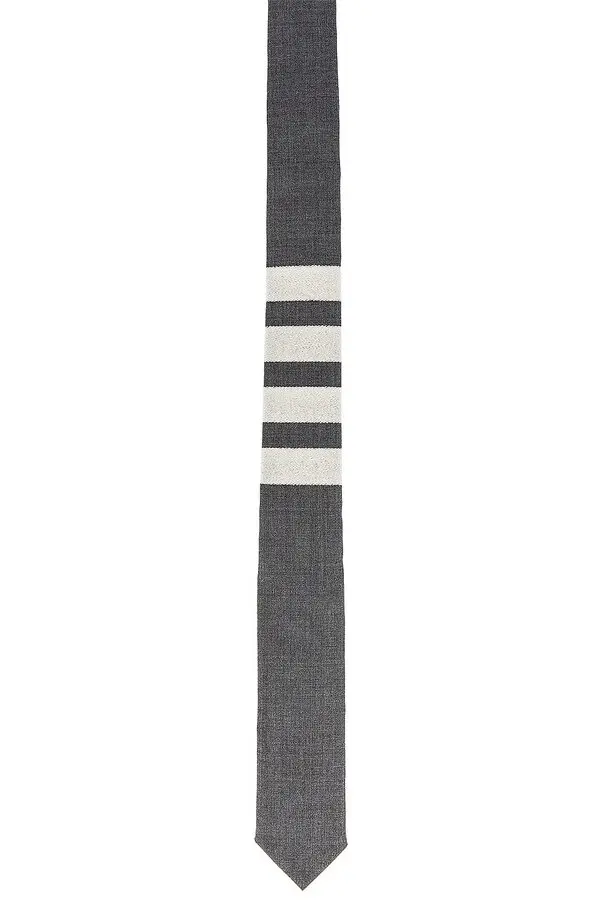 Thom Browne Classic 4 Bar Neck Tie